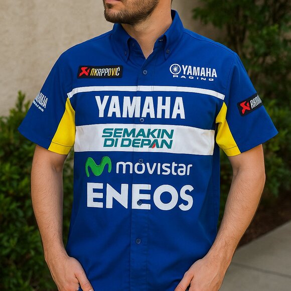 HG Racing Wear | Shirts | Yamaha Racing Team Style Shirt Movistar Eneos ...